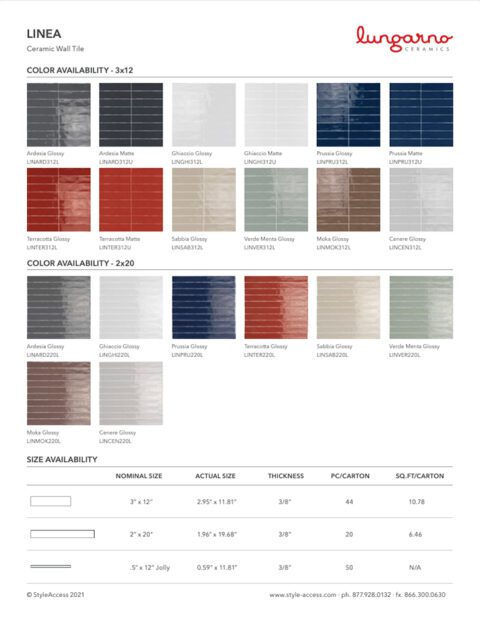 Linea - Quality Ceramic Tiles Online - Style-Access