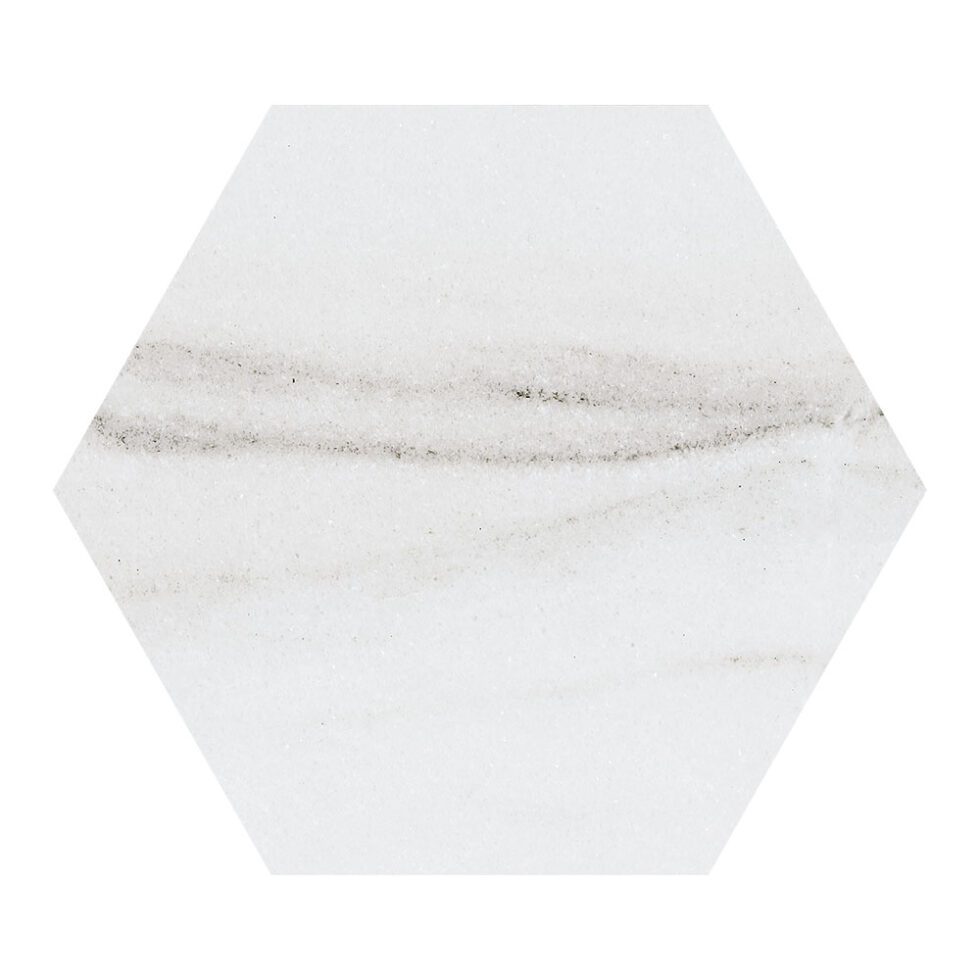 Macael White 9x10 Hexagon - Style-Access